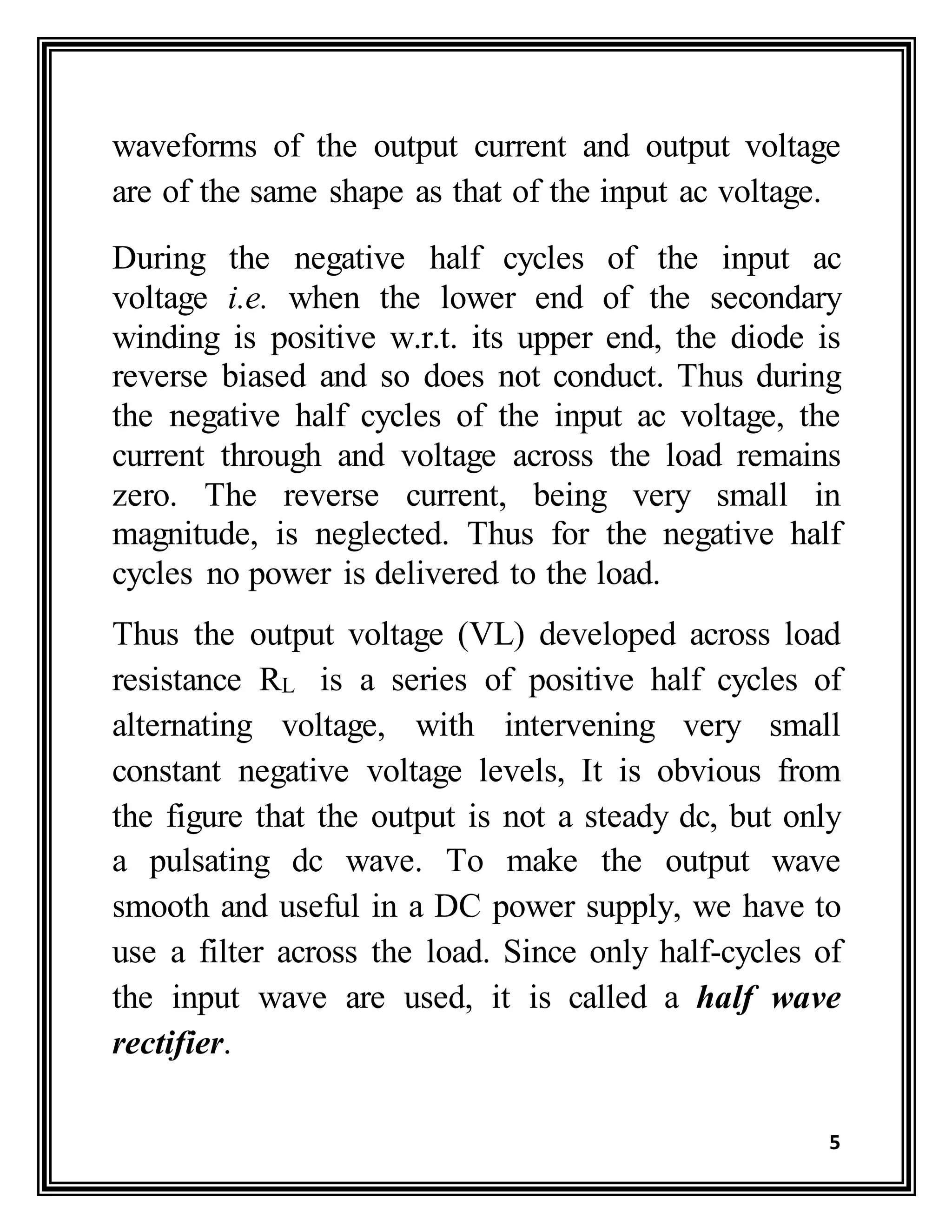 CLASS 12 PHYSICS PROJECT - Measuring current using halfwave rectifier ...