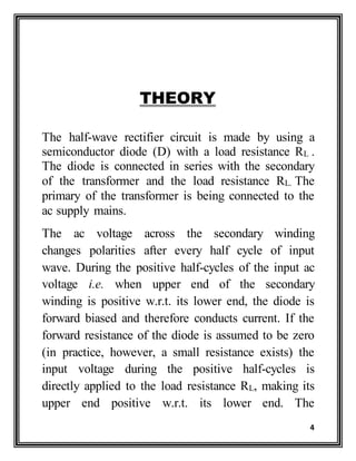 CLASS 12 PHYSICS PROJECT - Measuring current using halfwave rectifier ...