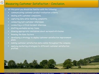 Measuring Customer Satisfaction (beta) | PPSX