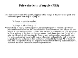 Measuring demand elasticity | PPTX | Business | Business and Finance