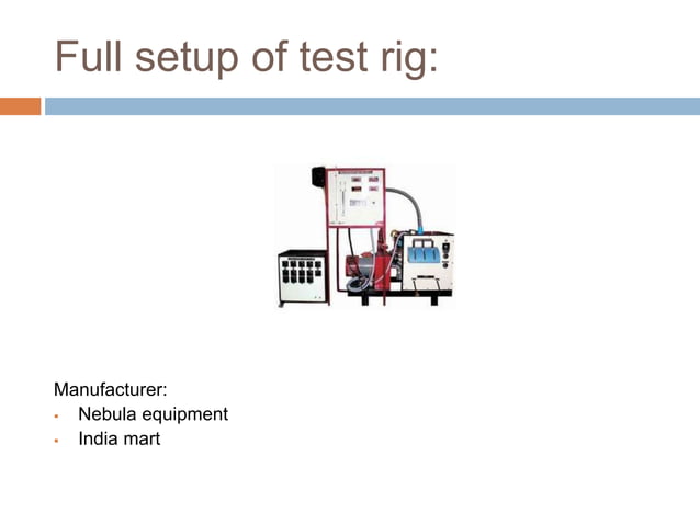 Measuring of different parameter of IC engine | PPT