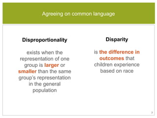Measuring Disparities in Child welfare | PPTX