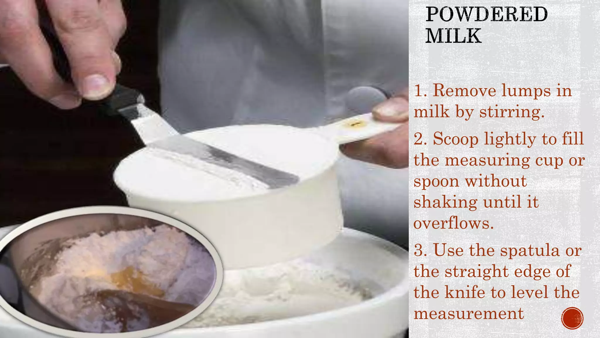 Measuring dry and liquid ingredients accurately | PPTX