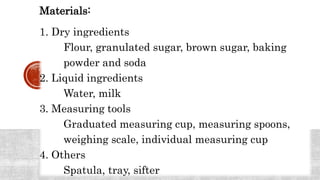 Measuring dry and liquid ingredients accurately | PPTX