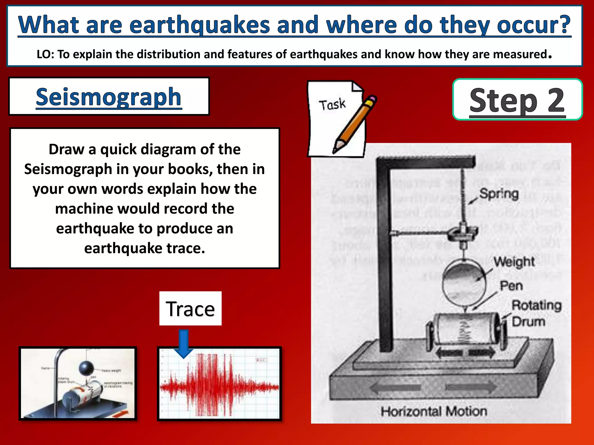 Measuring earthquakes | PPTX