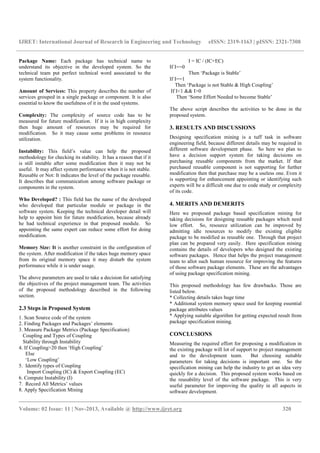 Measuring effort for modifying software package as | PDF | Computer Software and Applications ...