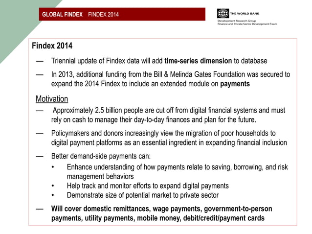 Measuring Financial Inclusion the Global Findex | PDF | Financial ...