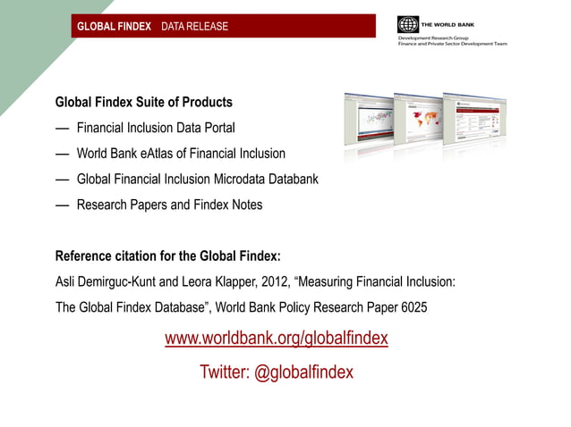 Measuring Financial Inclusion the Global Findex | PDF | Financial ...