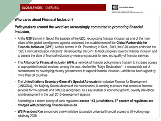 Measuring Financial Inclusion the Global Findex | PDF | Financial ...