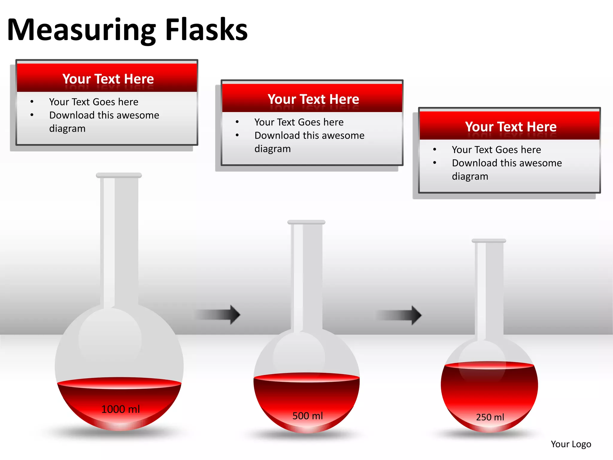 Measuring flasks powerpoint presentation templates | PPTX