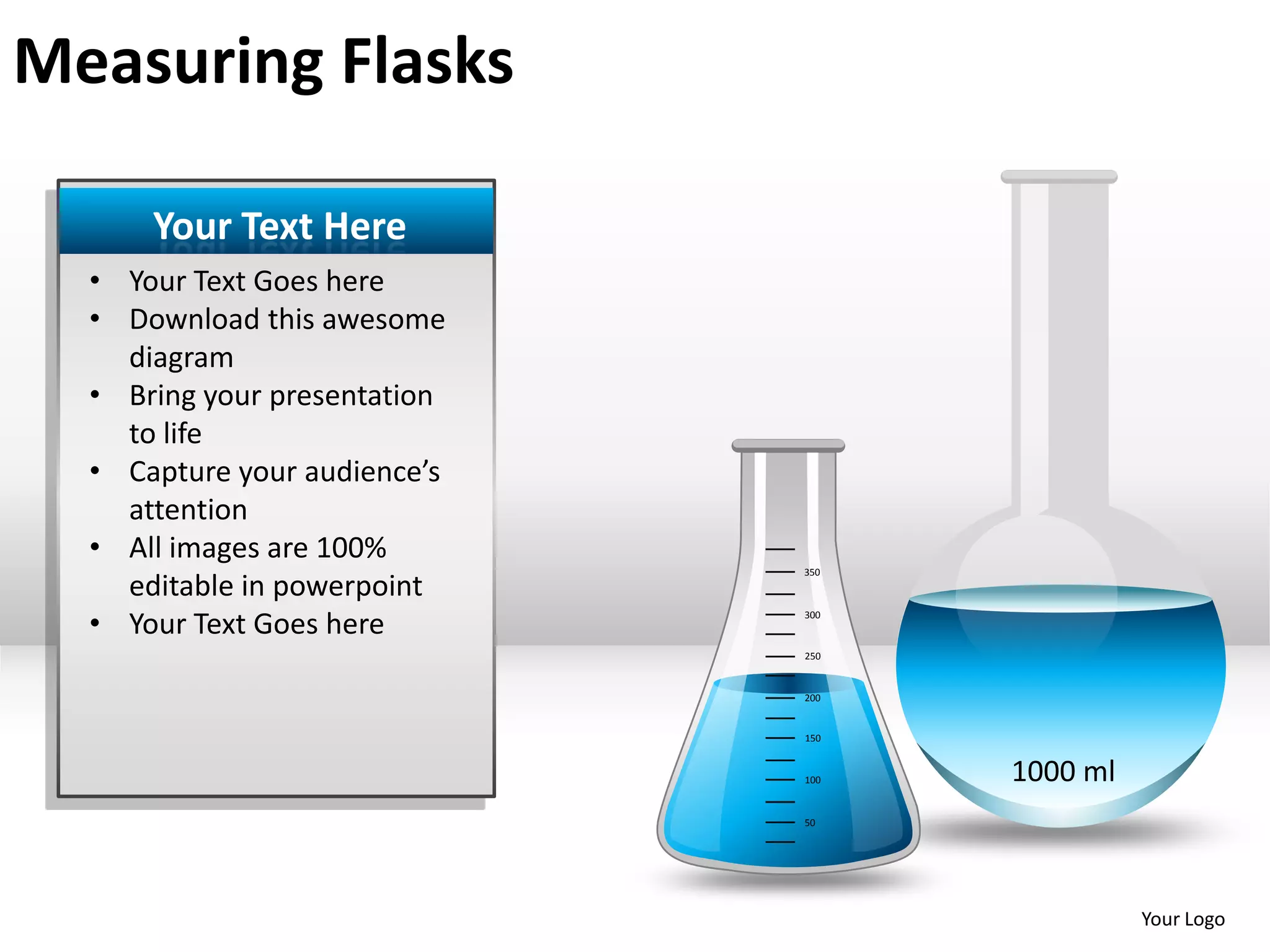 Measuring flasks powerpoint presentation templates | PPTX