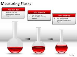 Measuring flasks powerpoint presentation templates | PPTX