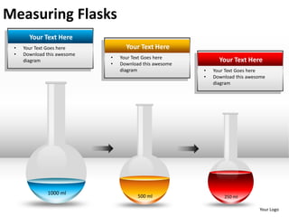 Measuring flasks powerpoint presentation templates | PPTX