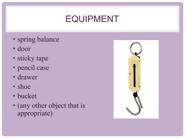 Measuring forces prac | PPTX