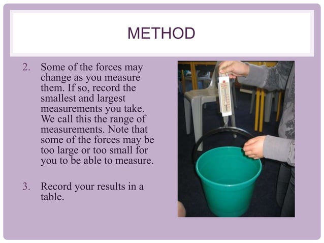 Measuring forces prac | PPTX