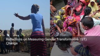 Measuring gender transformative change: case examples from bangladesh ...