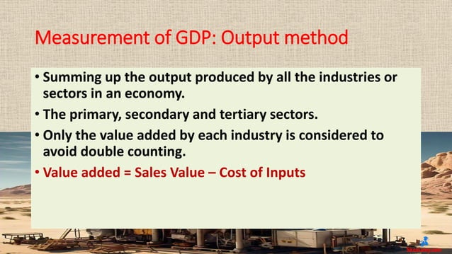 Measuring Gross Domestic Product | Economic Growth | PPT