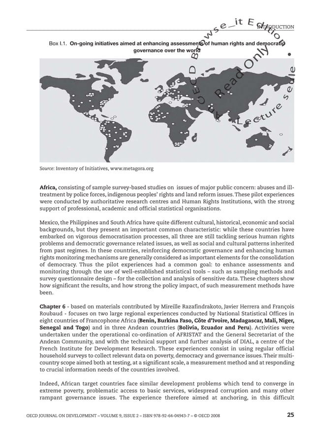 Measuring human rights and democratic governance experience and lessons ...