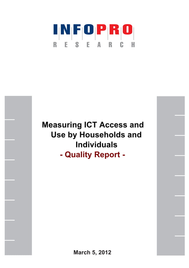 Measuring ICT Access and Use by Households and Individuals | PDF ...