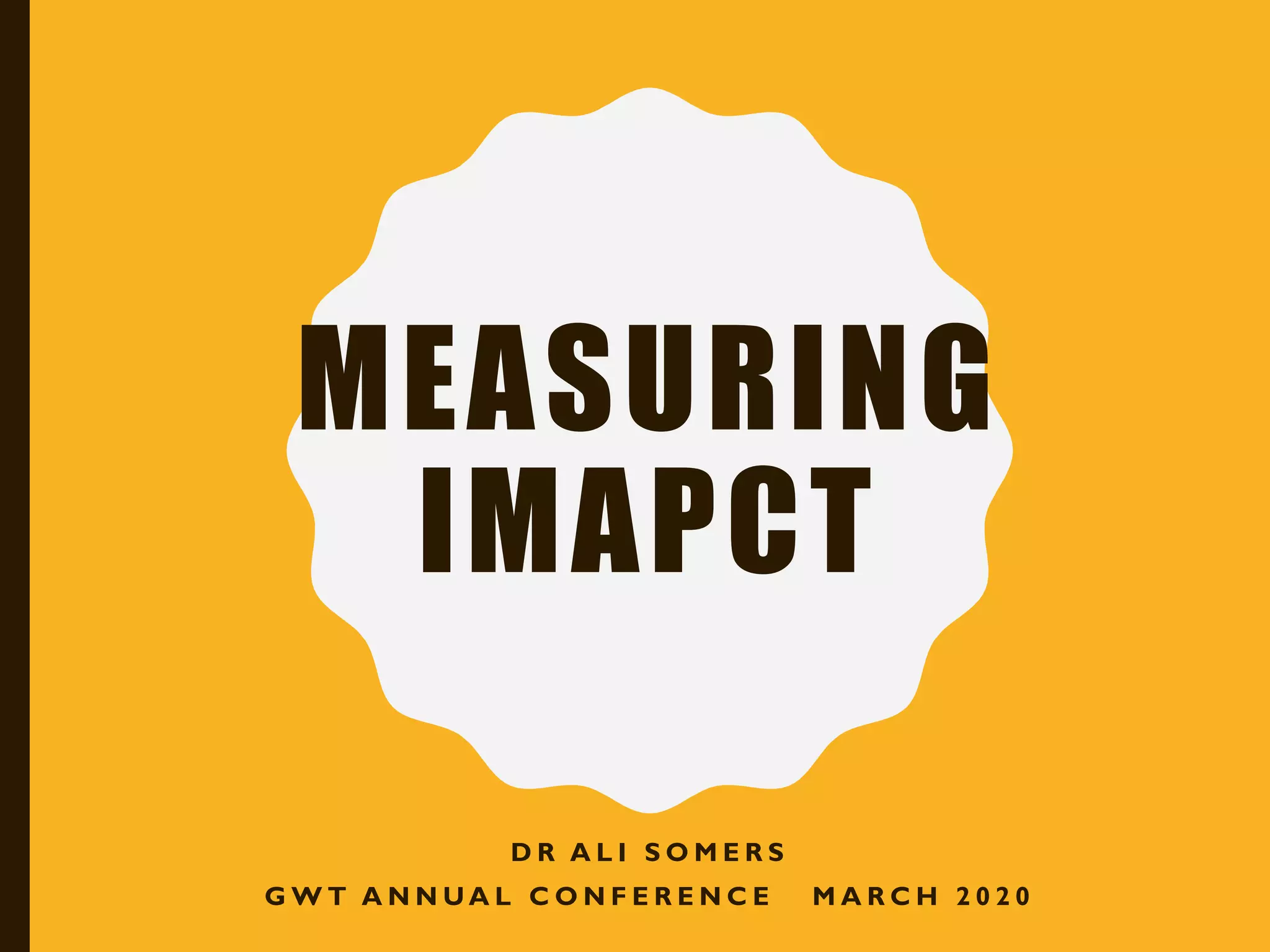 Measuring impact | PPT