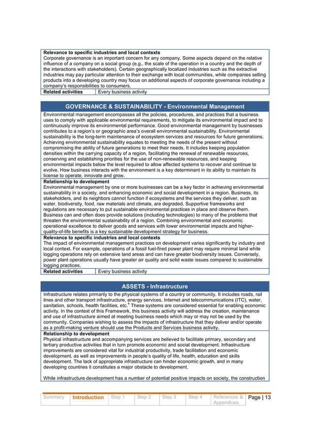 Measuring IMPACT Framework Methodology: Understanding the business contribution to society | PDF