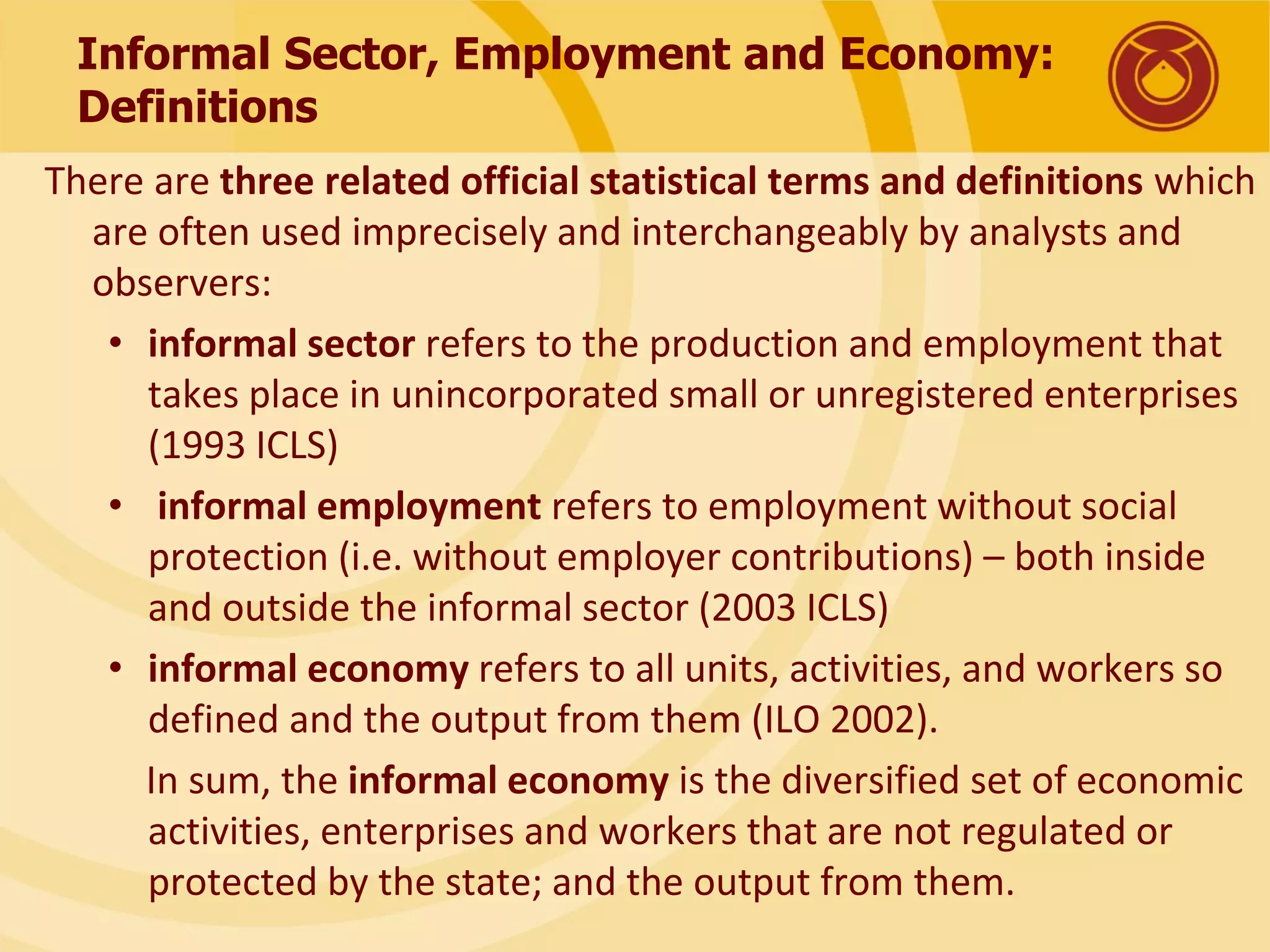 Measuring informal work Reenana Jhabwala | PPT