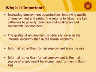 Measuring informal work Reenana Jhabwala | PPT