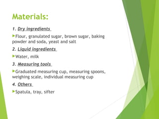 Measuring ingredients | PPT