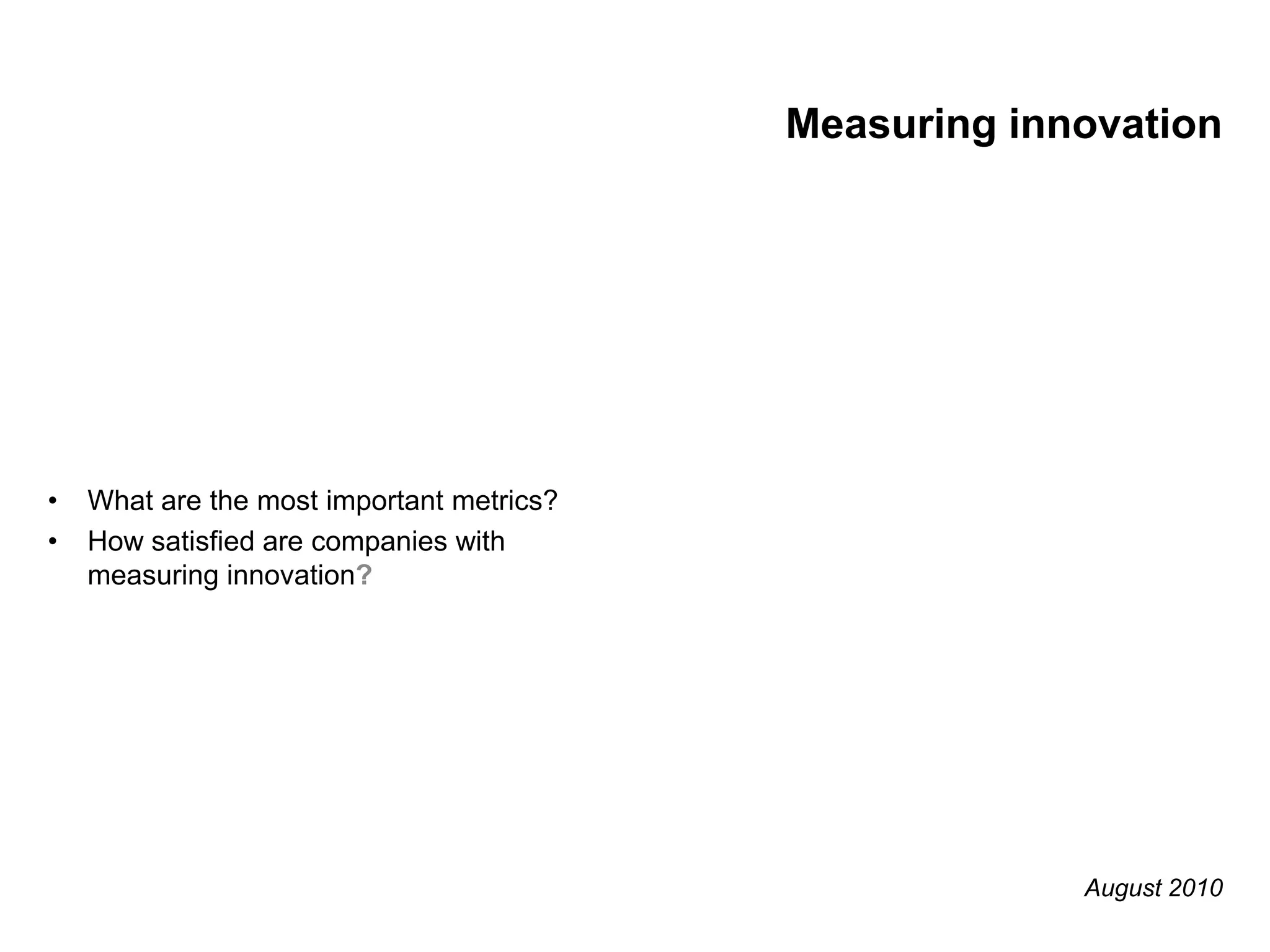 Measuring innovation | PPT
