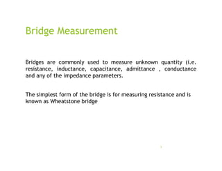 Introduction to measuring instrumentation | PDF