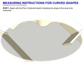 Measuring instructions for curved shapes | PPSX