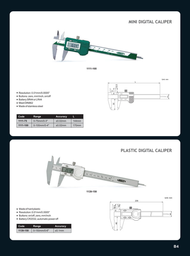 Measuring instrument catalogue 2012 e | PDF