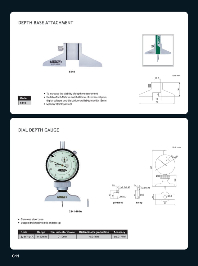 Measuring instrument catalogue 2012 e | PDF