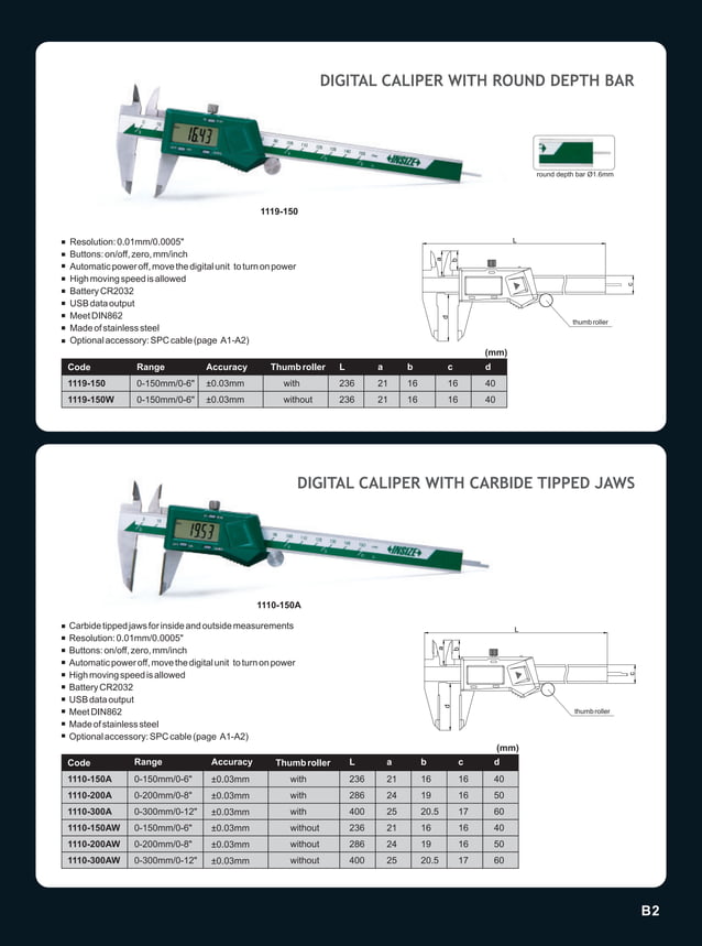 Measuring instrument catalogue 2012 e | PDF