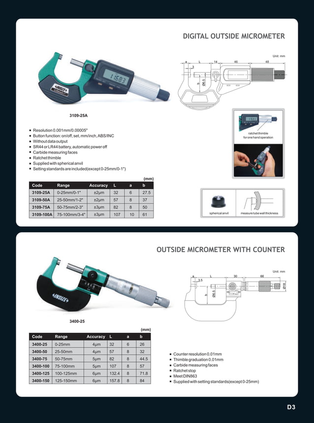 Measuring instrument catalogue 2012 e