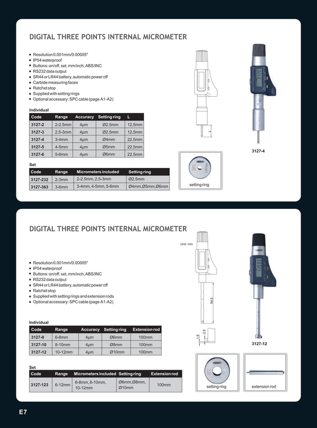 Measuring instrument catalogue 2012 e