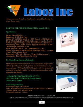 Measuring instruments | PDF | Cameras and Camcorders | Consumer Electronics