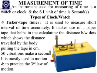 MEASURING INSTRUMENTS.ppt | Physics | Science