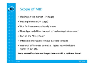 Measuring instruments directive 2010 | PPT