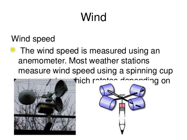 Measuring instruments of weather