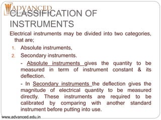 Measuring instrumentsppt2 | PPTX | Physics | Science