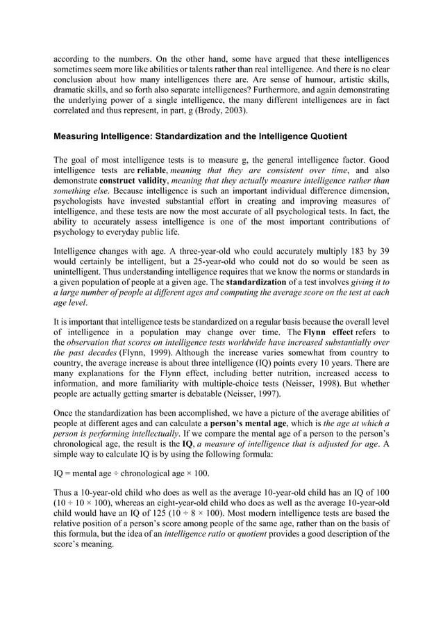 Measuring intelligence | PDF