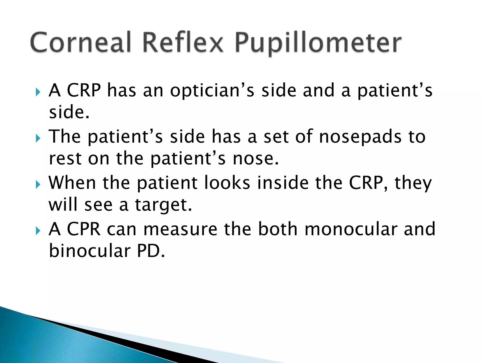 Measuring interpupillary distance | PPT