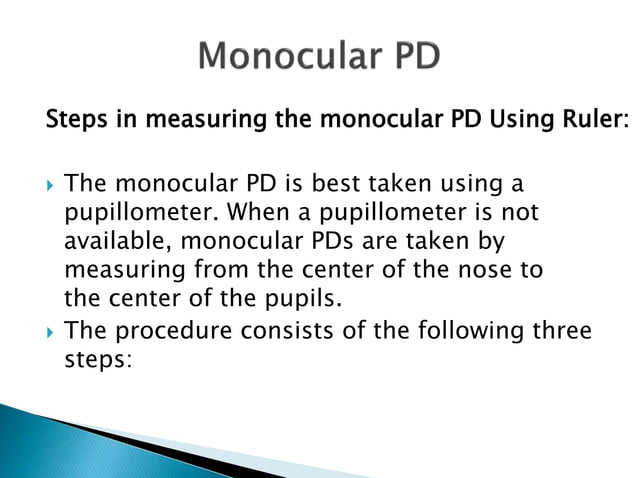 Measuring interpupillary distance
