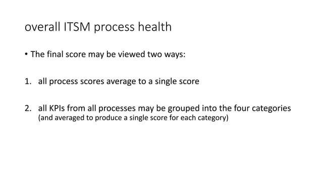 Measuring itsm | PPT