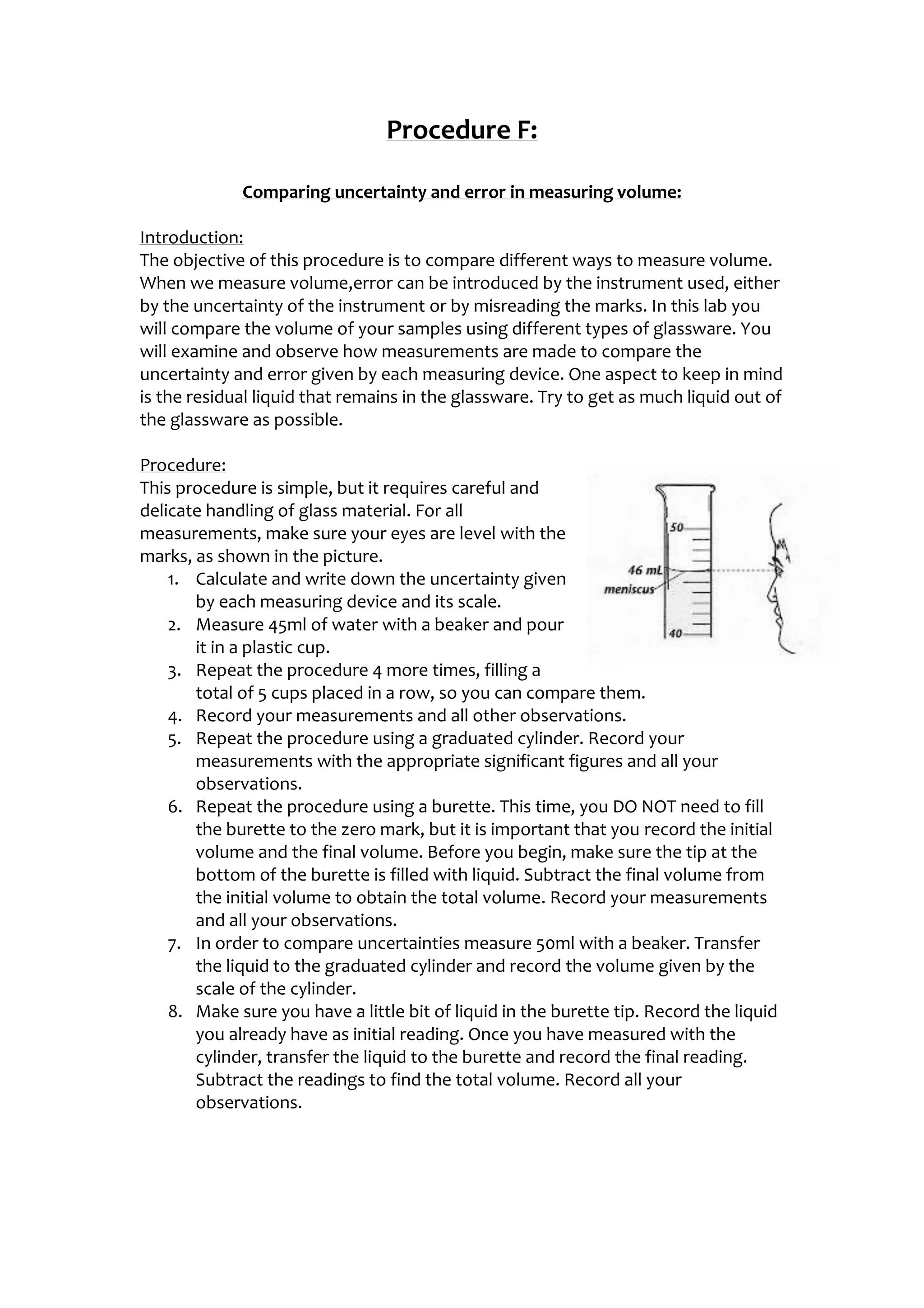 Measuring lab | DOCX