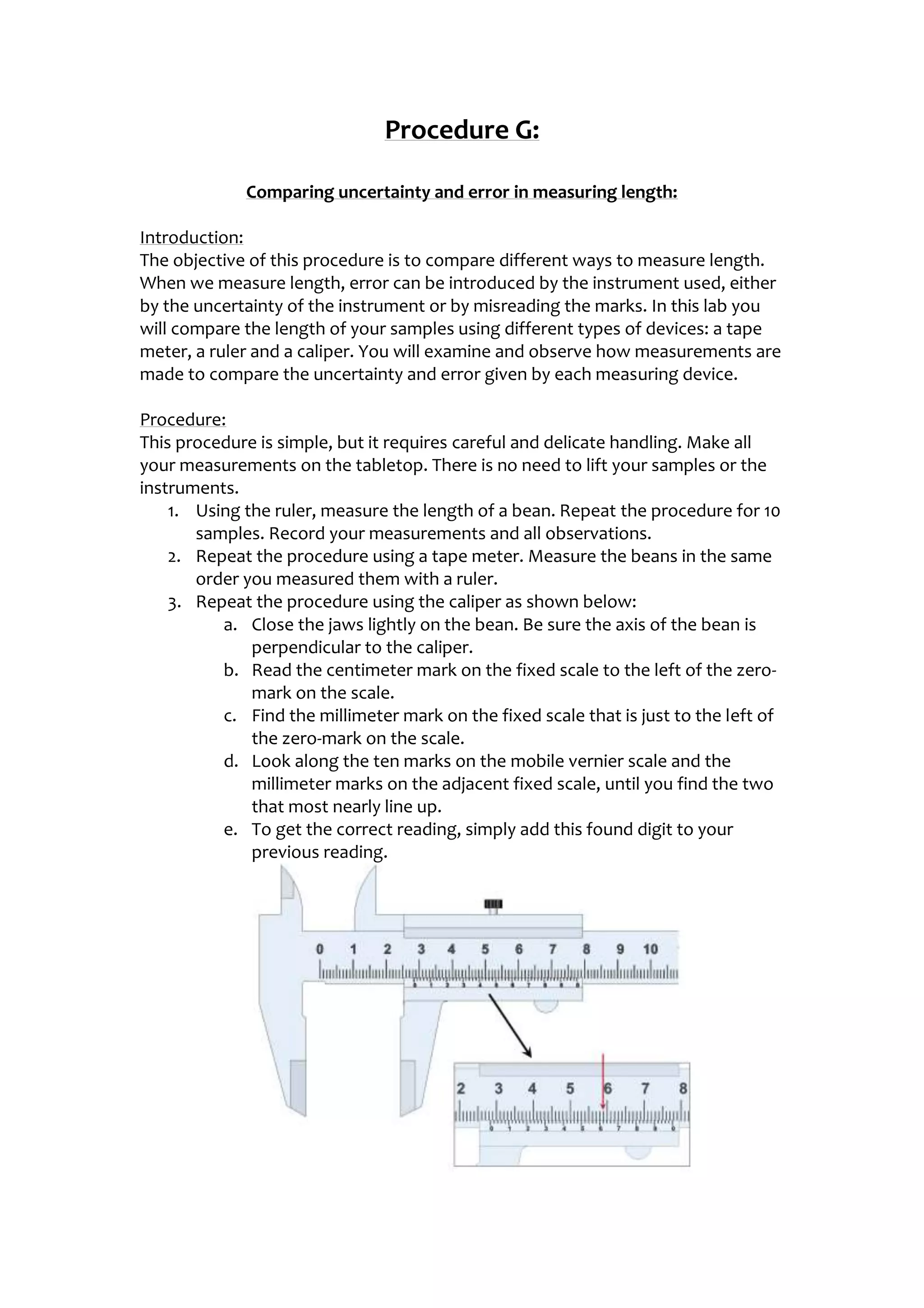 Measuring lab | PDF