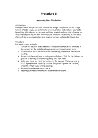 Measuring lab | DOCX