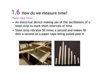 Measuring length and time | PPTX