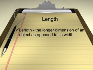 Measuring Length Pp | PPT